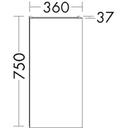 Burgbad Spiegel rc40 System PG2 750x360x37 rc40 System PG2, SIAC036RC401 SIAC036RC401