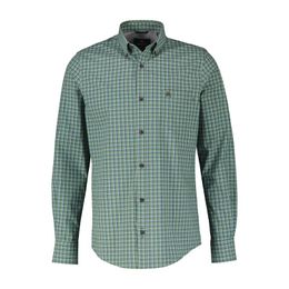 Lerros Langarmhemd »Langarmhemd, kariert« SAGE GREEN 6XL - extraweit extraweit 6XL Gewebtes Karomuster