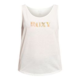 Roxy Tanktop &raquo;Losing My Mind&laquo; wei&szlig; M M Stoff: Polyester-Viskose-Jersey-Mischgewebe...