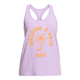 Roxy Tanktop &raquo;View On The Sea&laquo; lila XS XS Stoff: Baumwoll-Jersey-Stoff [150 g/m2]