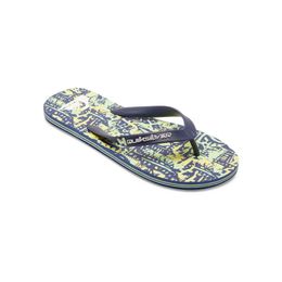 Quiksilver Sandale &raquo;Molokai Art Gregg Kaplan&laquo; Blue/Blue/Green 9(42) 9(42) Gurt: Flexibles 3-Punkt-Gurtband aus...