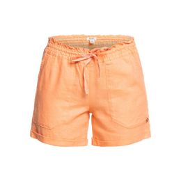 Roxy Shorts »Another Kiss« Papaya Punch XXL XXL Stoff: leichtes Leinen-Viskose-Mischgewebe