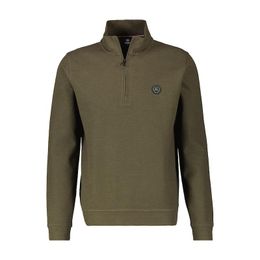 Lerros Sweatshirt &raquo;Sweat-Troyer, Structure&laquo; AGED OLIVE XXL XXL Unifarbene Strukturqualit&auml;t