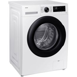 A (A bis G) Samsung Waschmaschine "WW8ECGC04AAEEG" Waschmaschinen schwarz-weiß (weiß, schwarz) Frontlader Bestseller