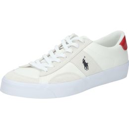 Polo Ralph Lauren Sneaker, Leder, Logo-Stickerei, für Herren, weiß, 45