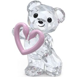Swarovski Dekofigur Kris Bear Una Bear, 5665436 (1 St), Swarovski® Kristall, rosa|schwarz|weiß