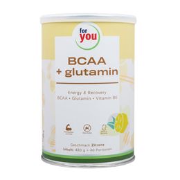 for you eHealth for you BCAA + Glutamin Energy & Recovery – Zitrone