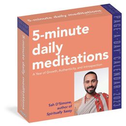 5-Minute Daily Meditations Page-A-Day Calendar 2023: A Year of Growth Authenticity, and Introspection