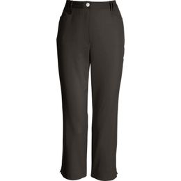 COSMA Damen 7/8-Hose schmutzabweisend und knitterarm mokka, Gr&ouml;&szlig;e 19