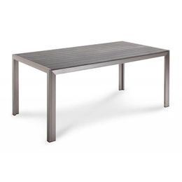 Best Freizeitmöbel Best Freizeitmöbel Tisch Seattle Aluminium 180 x 90 x 76 cm silber/anthrazit