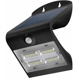 goobay - Solar LED-Wandleuchte mit Bewegungsmelder, 3,2 w, schwarz