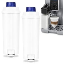 VINGO - Wasserfilter für Delonghi Kaffeeautomaten-Wasserfilter kompatibel für DLSC002 ecam etam 60 Liter Wasser mit Aktivkohle 2er