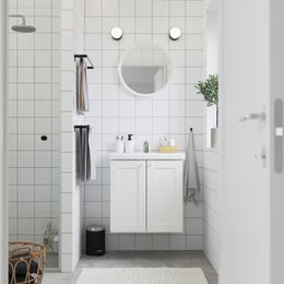 IKEA ENHET / TVÄLLEN Waschbschr+Türen/Waschb/Mischbat