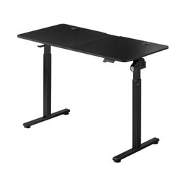 Juskys Höhenverstellbarer Schreibtisch Office Stand 140x60cm - elektrisch, Memory-Funktion - Schwarz