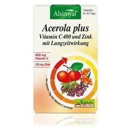 Alsiroyal Acerola plus Vitamin C 400 mit Langzeitwirkung, 30 St. 30 St