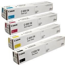 4 Canon Toner C-EXV54 Multipack BK C M Y 4-farbig