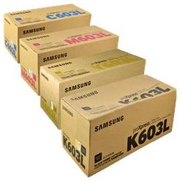 4 HP (Samsung) Toner CLT-x603L Multipack BK C M Y 4-farbig