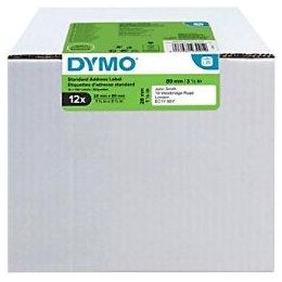 Dymo LW S0722370 / 99010 Authentic Adressetiketten Selbstklebend Weiß 28 x 89 mm 12 Rollen à 130 Etiketten