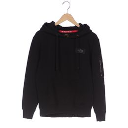 Alpha Industries Herren Kapuzenpullover, schwarz