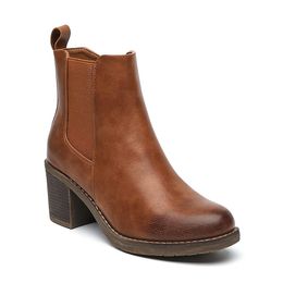 Sixth Sens Chelsea-Boots in Camel - 36