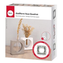 Rayher Silikon-Gießform "Vase Quadrat"