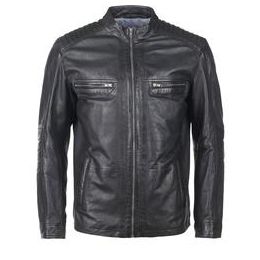 Bikerjacke JCC "Fabiano" Gr. 48, schwarz Herren Jacken