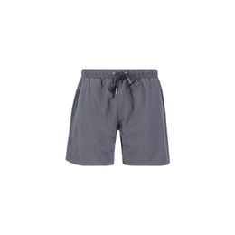 Shorts Alpha Industries "ALPHA Men - Beachwear Hydrochromic AOP Swimshort" Gr. S, Normalgrößen, grau (greyblack) Herren Hosen Shorts