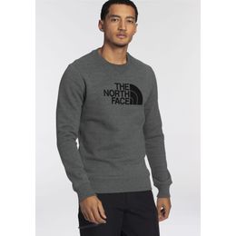 Sweatshirt The North Face "DREW PEAK" Gr. M (50), grau (grau, meliert) Herren Sweatshirts