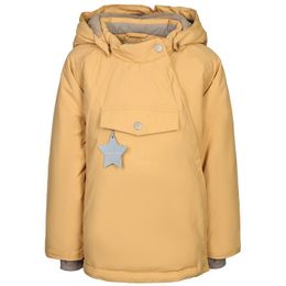 MINI A TURE - Winterjacke MATWANG mit Kunstfell in taffy yellow, Gr.86