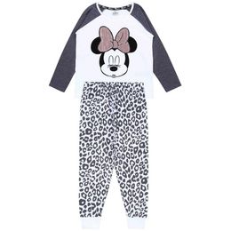Sarcia.eu Schlafanzug DISNEY MINNIE MAUS Pyjama Schlafanzug mit Leoparden-Print