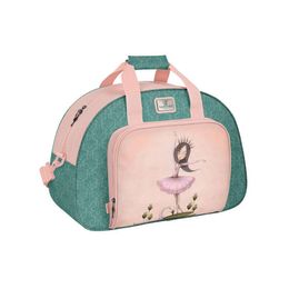 safta Sporttasche Sporttasche Santoro Swan lake Grau Rosa 48 x 33 x 21 cm