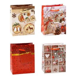 TSI Geschenkpapier 12 Geschenktüten WEIHNACHTEN Serie 9