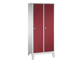 C+P Garderobenschrank, rot