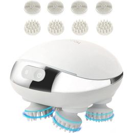 MOUNTRAX Massagegerät, Elektrisches 5-in-1-Kopfhautmassagegerät