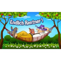 flaggenmeer Flagge Endlich Rentner 80 g/m²