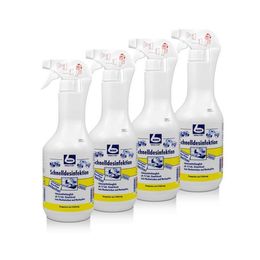 Dr. Becher 4x Dr. Becher Schnelldesinfektion 1 Liter Spezialwaschmittel