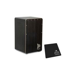 Schlagwerk Cajon CP91 Rudiments Hard Coal Stripes