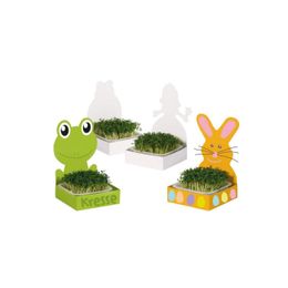 Eduplay Spielzeug-Gartenset Figuren-Saatschalen