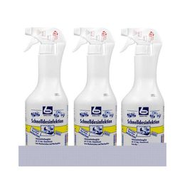 Dr. Becher 3x Dr. Becher Schnelldesinfektion 1 Liter Spezialwaschmittel