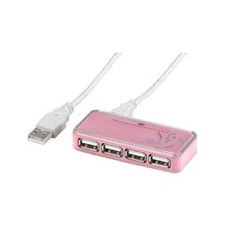 Hama USB 2.0 HUB 1:4 Emerging USB-Hub 4-Fach Port USB-Kabel