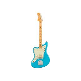 Fender E-Gitarre, American Professional II Jazzmaster Lefthand MN Miami Blue