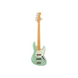 Fender E-Bass, American Professional II Jazz Bass V MN Mystic Surf Green