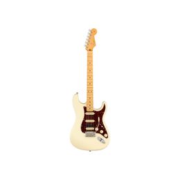 Fender E-Gitarre, American Professional II Stratocaster HSS MN Olympic White