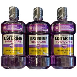 Listerine Mundwasser, 3 x Listerine Total Care 6in1 Antibakterielle täglich (3x600ml)