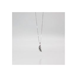 ELLAWIL Silberkette Kette mit Engelsflügel Anhänger Anhänger Engel Flügel Silberkette (Kettenlänge 45 cm