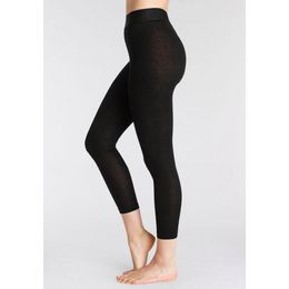 active by Lascana LASCANA ACTIVE Leggings in angenehmer Wollqualität, schwarz