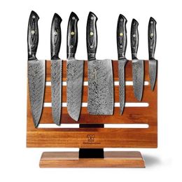 Küchenkompane Messer-Set Küchenmesser Komibpaket mit magnetischem Messerblock