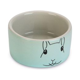 Beeztees Futterbehälter Hamster-Napf Gorky Keramik grau/mint