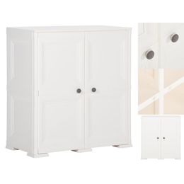 vidaXL Aktenschrank Kunststoffschrank 79x43x85