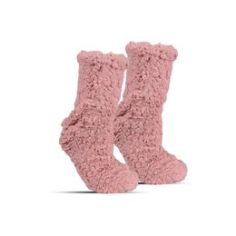 Frostfighter Haussocken Damen Hüttensocken mit ABS Stoppersohle (1-Paar) Hüttenschuhe